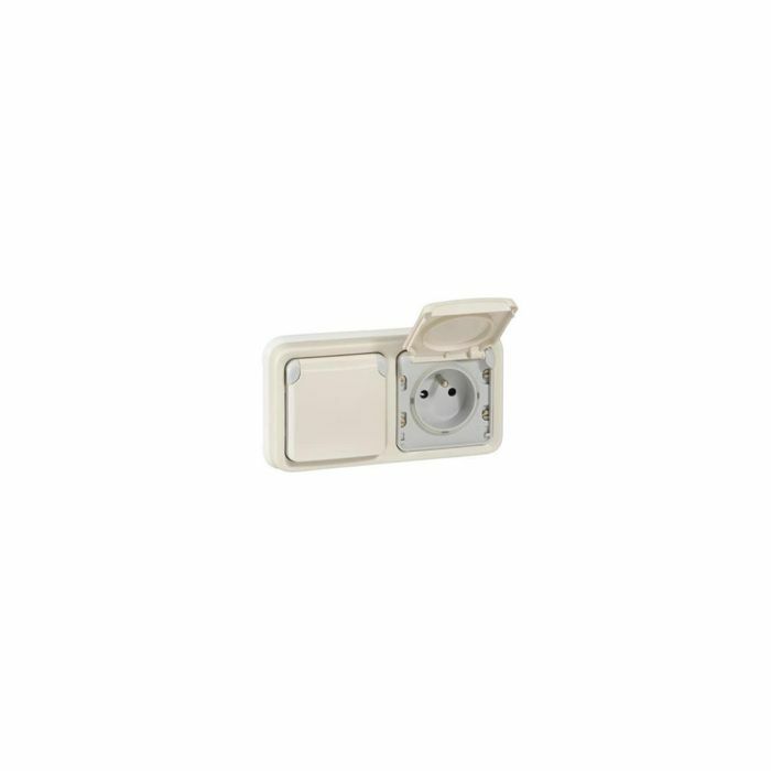 Legrand Plexo - Prise 2X2P+A horizontale 10/16A blanche - 069642 | Solyd