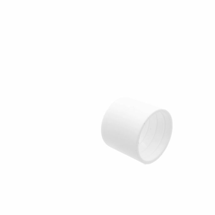 Eindtul voor rechte pvc buis 20MM wit ral 9010 - EC20White | Solyd