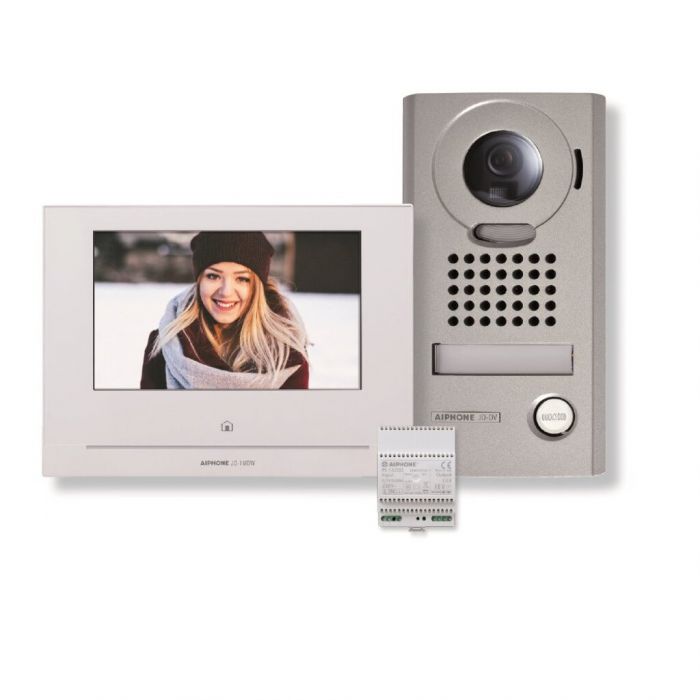 Aiphone - Kit video 7" wifi moniteur et portier app - JOS1VW | Solyd