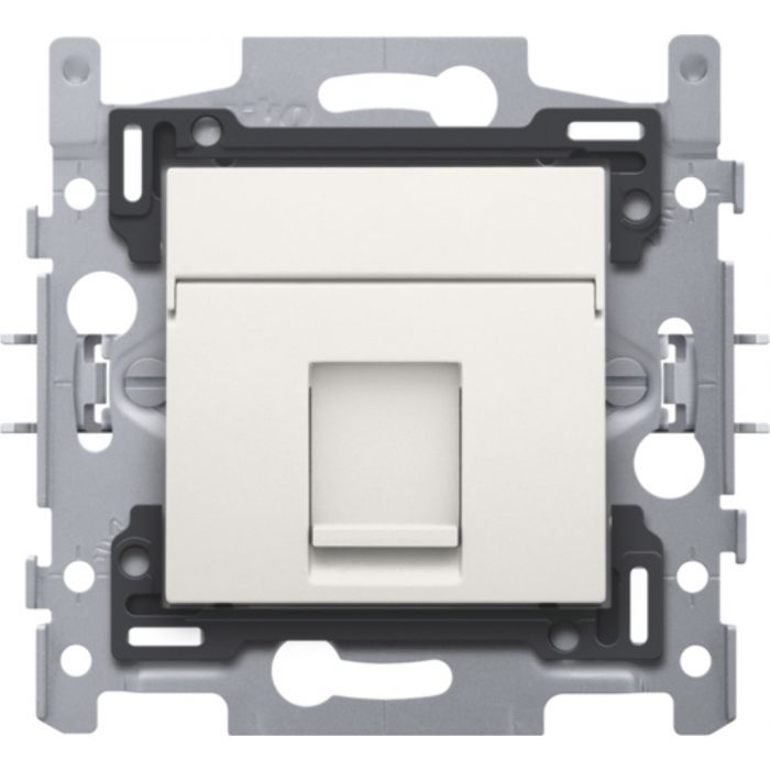Niko - Prise data 1X RJ45 utp CAT5E white - 101-65151 | Solyd