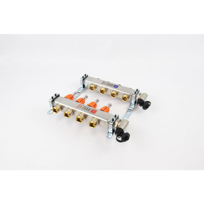 Begetube - Collector vloerverwarming 1 EK - 4 kringen | Solyd