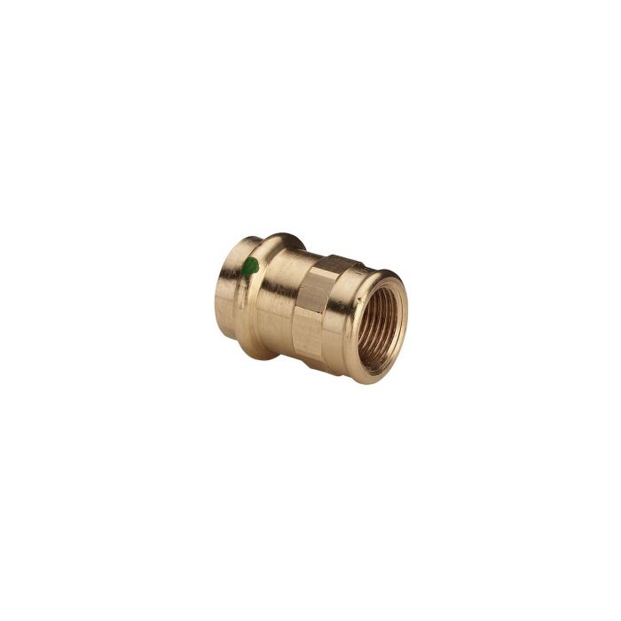 Viega - Raccord à sertir bronze 18mm x 1/2" F (potable) eau Profipress ...