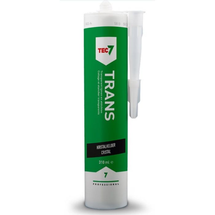 TEC 7 - TRANS 7 CLEAR MASTIC COLLE 310 ML Novatech | Solyd