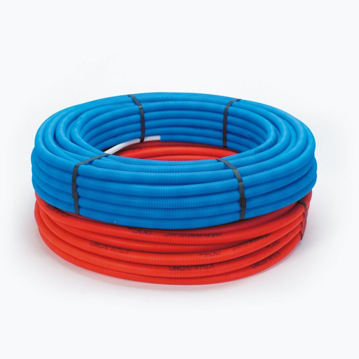 Begetube - Tube composite sous gaine 20x2mm rouge Alpex sur rouleau 50m ...