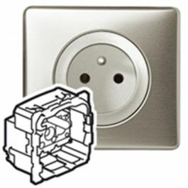 Legrand - Stopcontact 2P+A 10/16A 250V Klem Wit - 670311 | Solyd