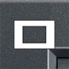 Bticino - Ll plaque rectangulaire 3 modules anthracite - LNA4803AR | Solyd