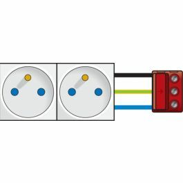 Niko - Prise de courant 2V 45X45 - 06-002 | Solyd