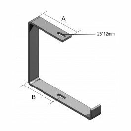 Vergokan - Open ophangbeugel 180X300 - OBZ180.300 | Solyd