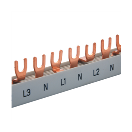 Teco - Kamgeleider met Vork 4P 16MM2 18 modules L1-L2-L3-N-L1-N-L2-N... - T164218FE | Solyd