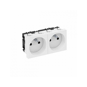 Obo - Stopcontact 45Mm 2X 90Deg Wit - 6120172 | Solyd